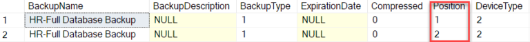 Create a Full Backup of a SQL Server Database